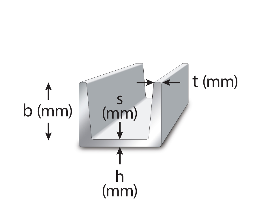 Metric Channel 304 Stainless Steel | Metric Metal Metric Channel 304 Stainless Steel | Metric Metal